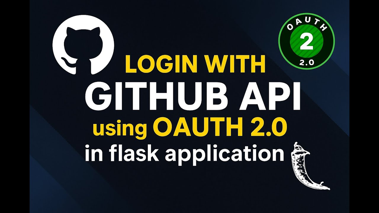 GitHub OAuth Login in Flask App | Secure Login System in Python | #api #pythonprogramming  #flask