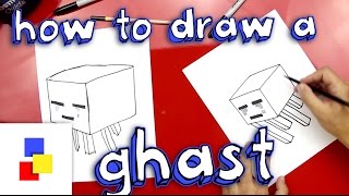 How To Draw A Baby Happy Ghast | Safe Videos for Kids