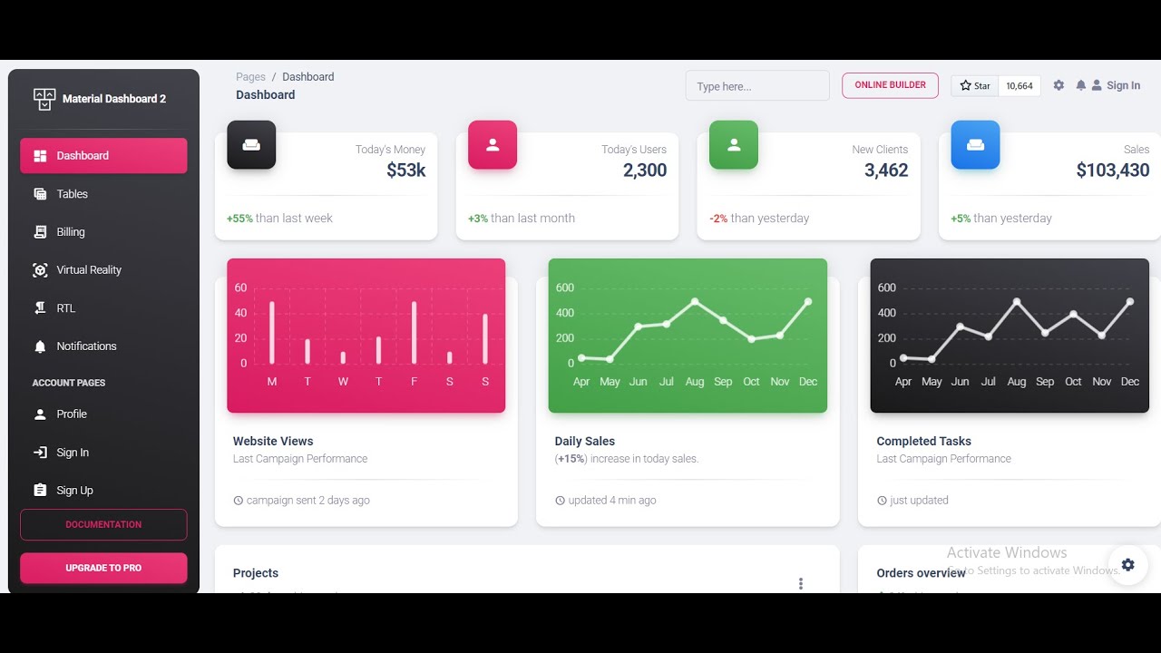 FREE BOOTSTRAP 5 MATERIAL DESIGN ADMIN