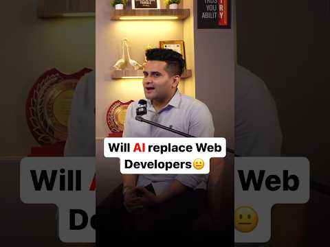 AI ❌ Human Web Developers ✅ Will AI replace Web Developers - Must Listen 🚀