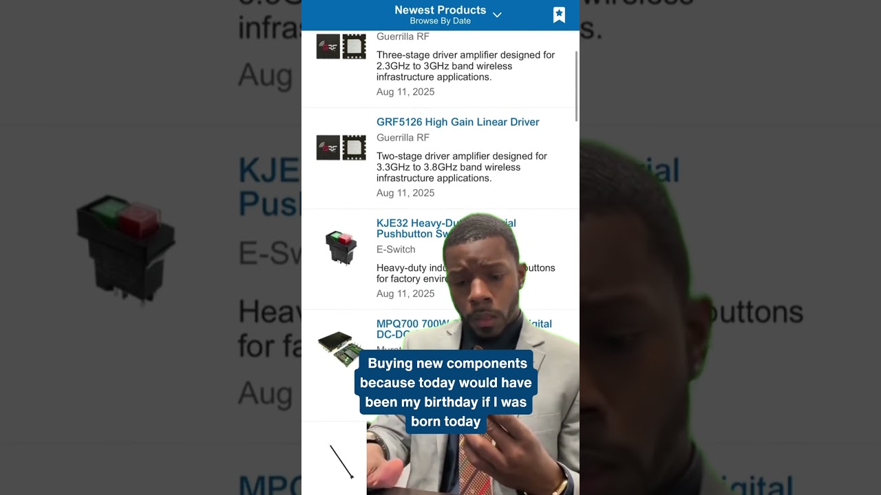 You deserve a new microprocessor. What components are next on your list? 💾😉#Electronics