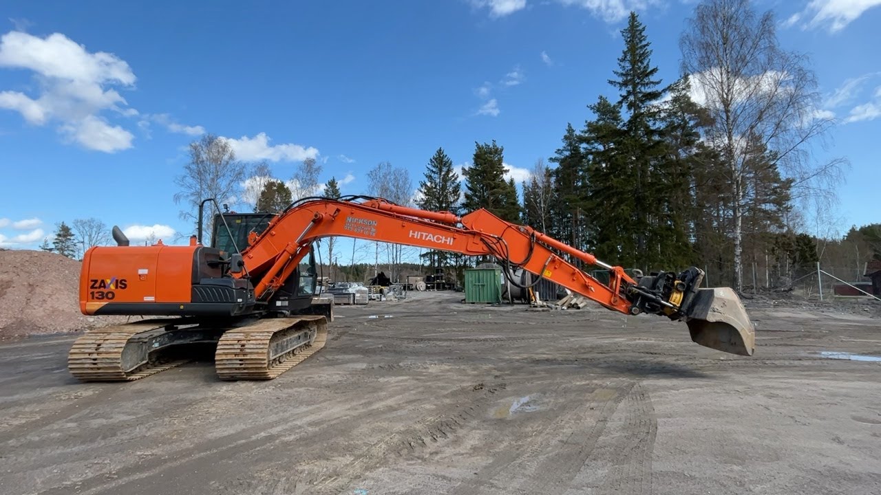 Grävmaskin Hitachi ZX130 - 5B, Norrtälje, Klaravik auktioner