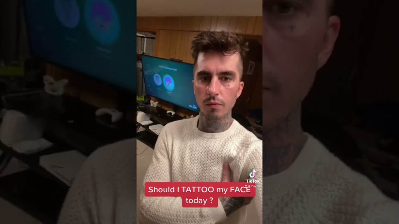 Should I Tattoo my own face again today ? #tattoo #tattoos #artist #tattooideas #art #inkmaster