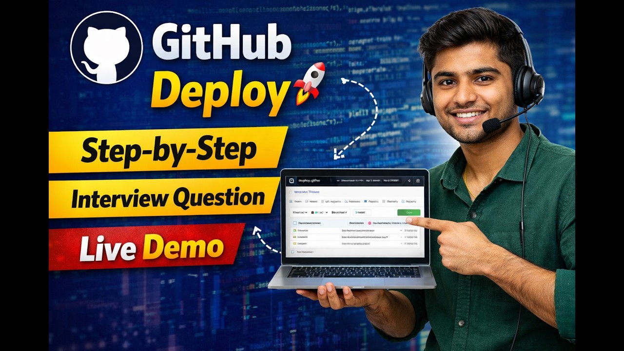 GitHub Deployment Tutorial | How to Deploy Project on GitHub (Step-by-Step) | Interview Prep