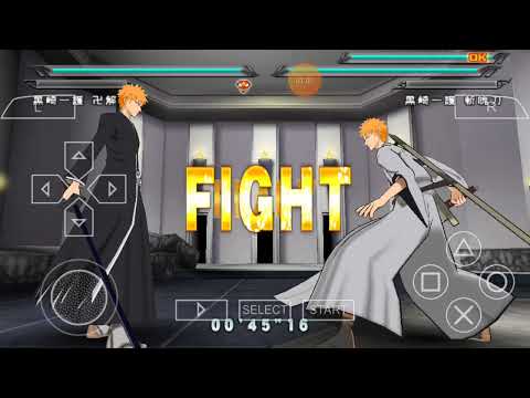 Bleach Heat The Soul 7 | Itchigo Vs Itchigo & Rukia Full Fight (PPSSPP GAMES)