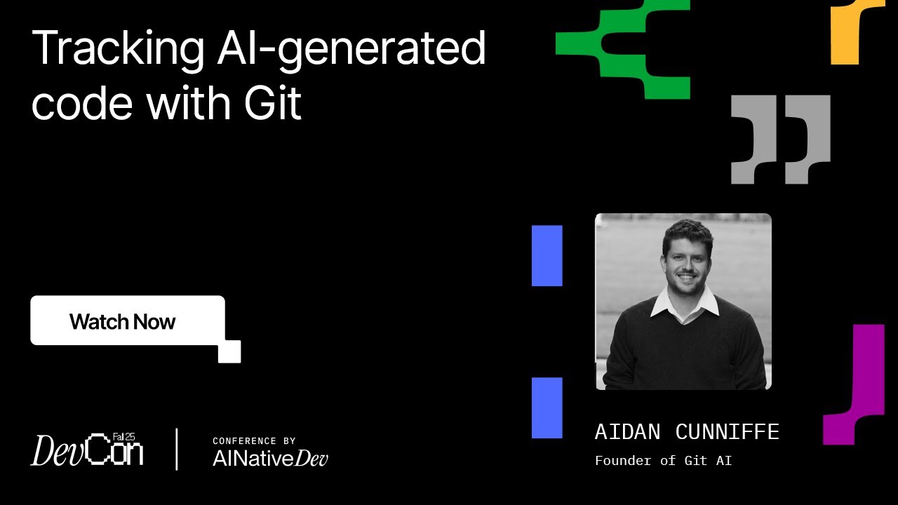 Aidan Cunniffe - Tracking AI generated code with Git | DevCon Fall 2025