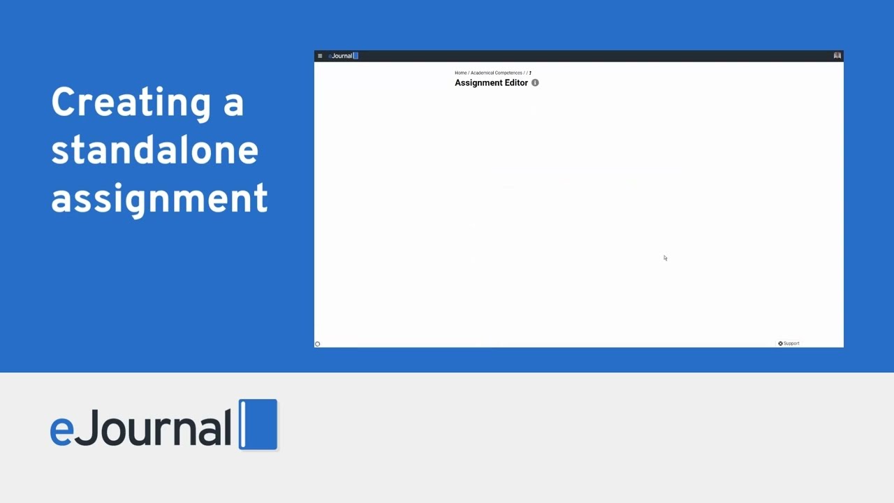 How to create a standalone assignment