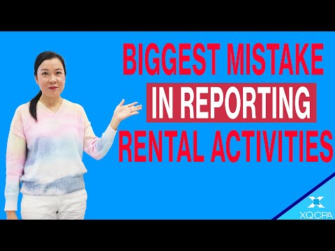 Biggest Most Common Mistake in Reporting Rental Income to IRS
