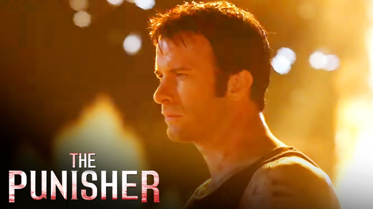 'Frank Castle Delivers Punishment to Saint & All of His Men' Scene | The Punisher