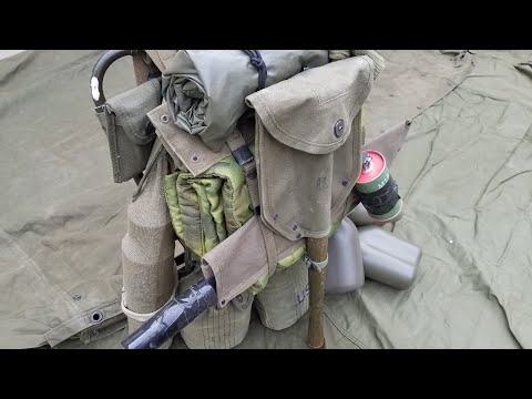 Vietnam War Marine Lightweight rucksack Setup