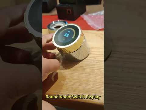 Round Knob Switch Display,Knob HMI,household appliances,Knob-on-Display Touch Controller,smartknob