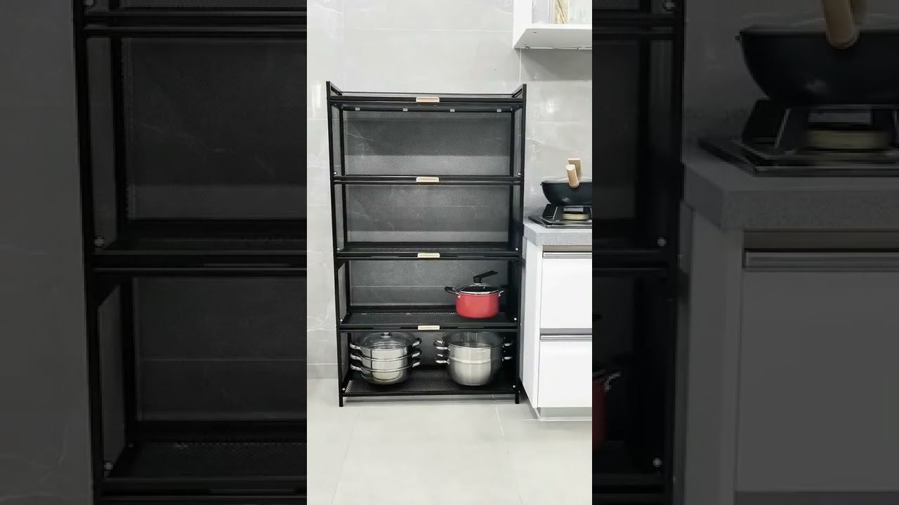 multifunction kitchen Storage cabinets #amazonfinds #homehacks #kitchengadgets #storage #cabinet