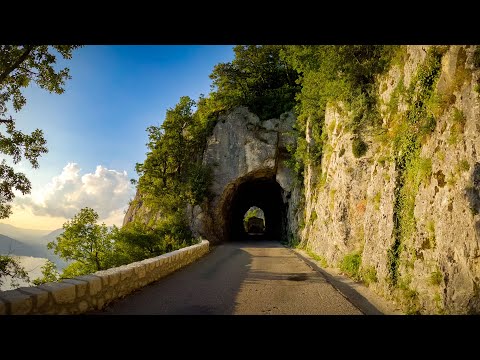 Driving the Col de la Chambotte, France