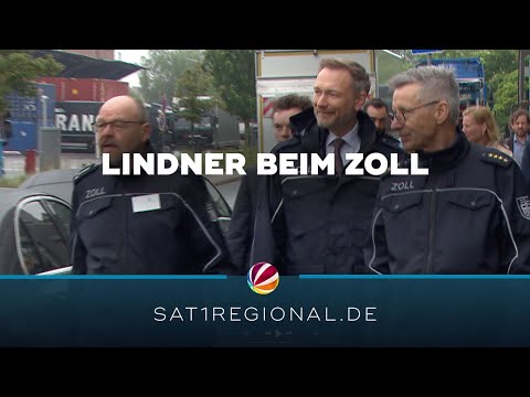 Christian Lindner beim Zoll - Jahresbilanz in Hamburg