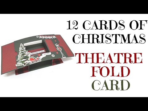 12 Cards of Christmas 2020 - Theatre Fold Card GET FREE PRINTABLE GUIDE