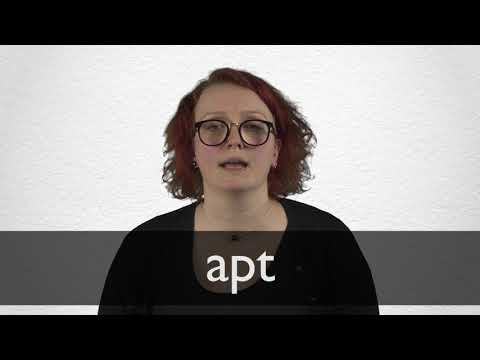 How to pronounce APT in British English