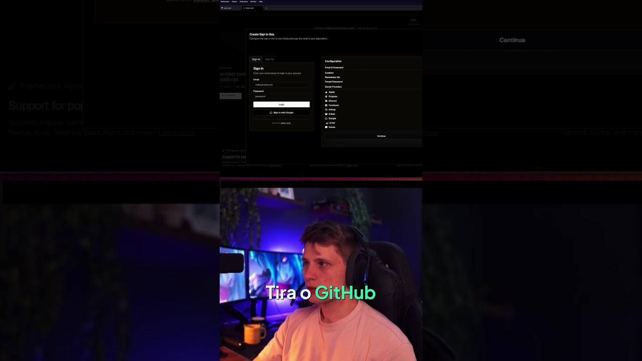 How to Create a Quick Login with Better Auth