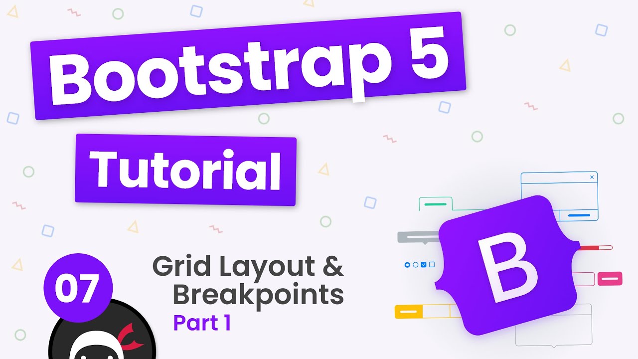 Bootstrap 5 Crash Course Tutorial #7 - Grid Layout (part 1)