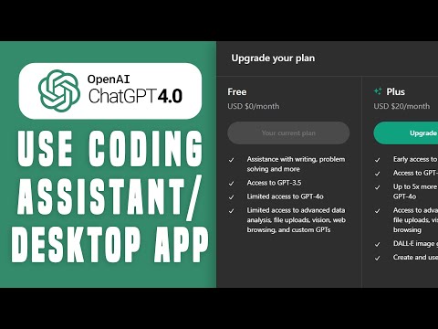 How To Use Coding Assistant And Desktop App With GPT 4o (2024) Full Guide