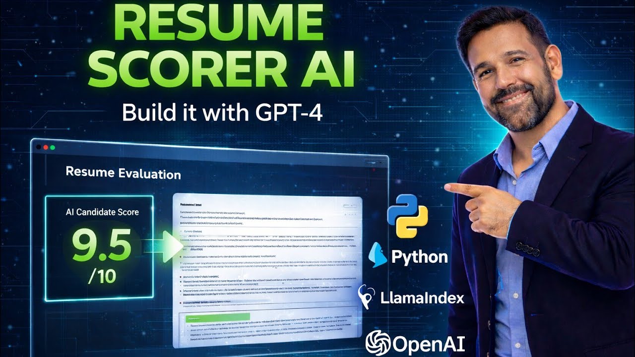Build a GPT-4 AI Resume Checker: Python, Streamlit & Llama Index Tutorial (Full Project)