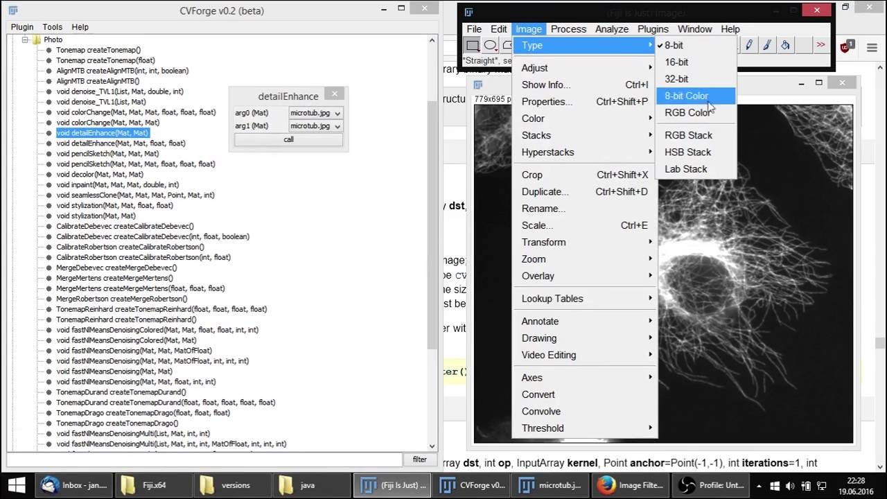 ImageJ Plugin: CVForge 0.2 Beta - Introduction and Demo