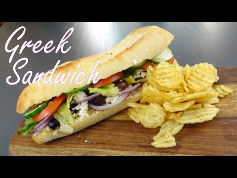 Greek Salad Sandwich - Sandwich Recipes