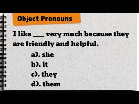 Object Pronoun || Quiz