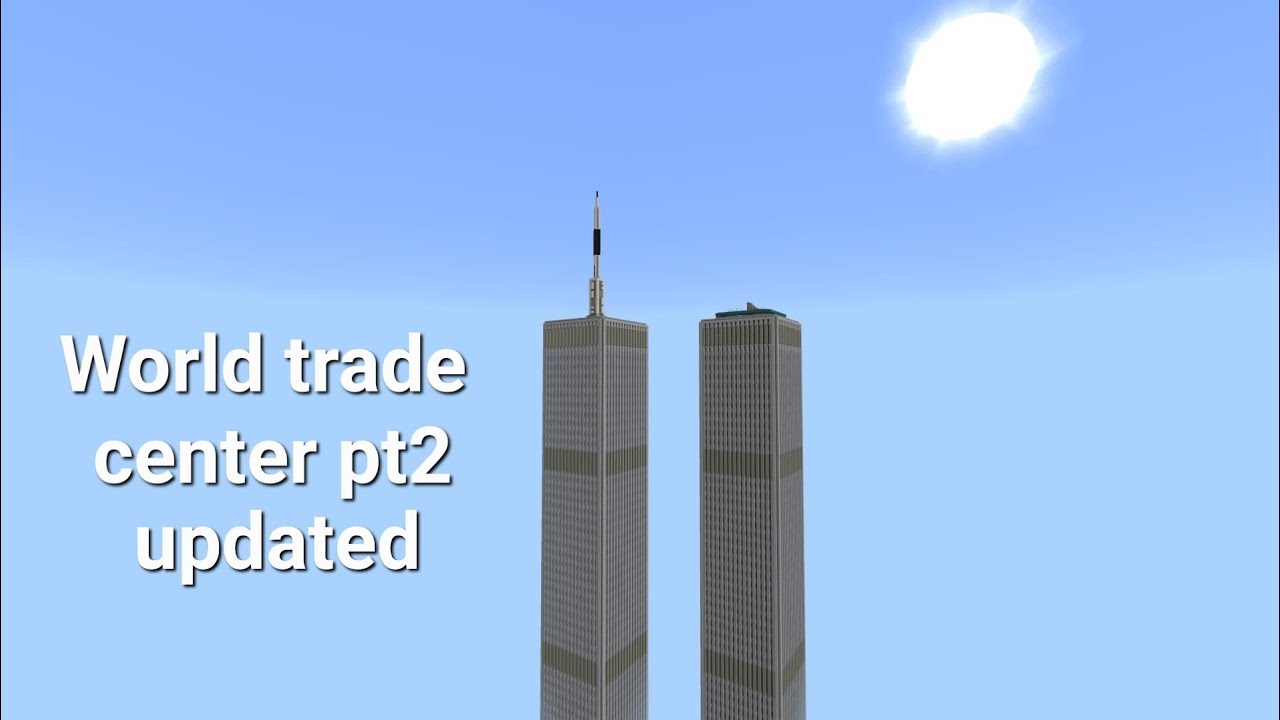 how to build the world trade center minecraft tutorial part 2