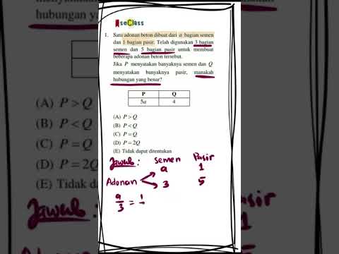 LATIHAN SOAL SNBT 2023 | LATIHAN BERPIKIR KRITIS DAN BERHITUNG #snbt #utbk #shorts
