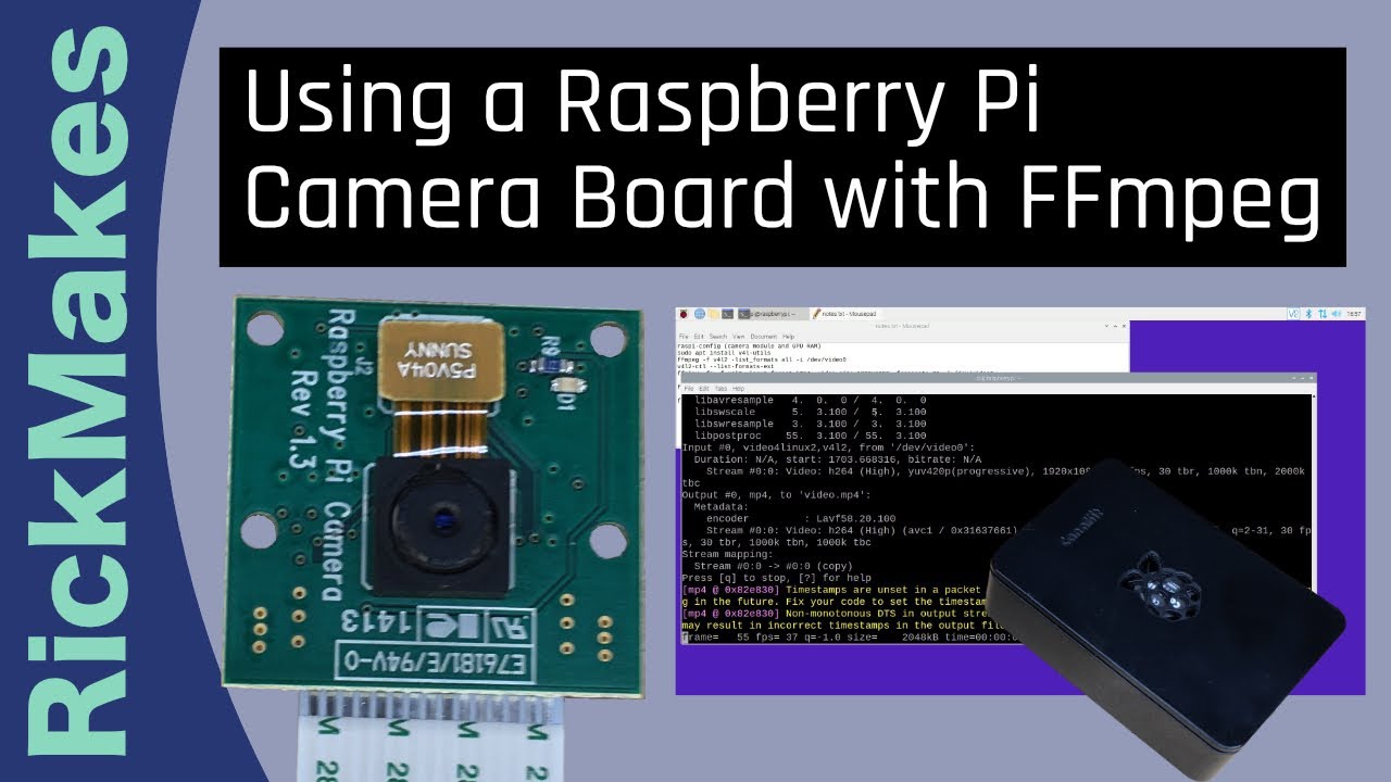 Using a Raspberry Pi Camera Board with FFmpeg
