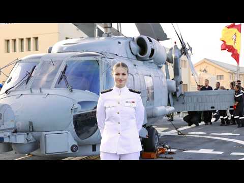 Princess Leonor Joins Live-Fire Naval Exercise Aboard Frigate Blas de Lezo | Sinkex 25 Operations