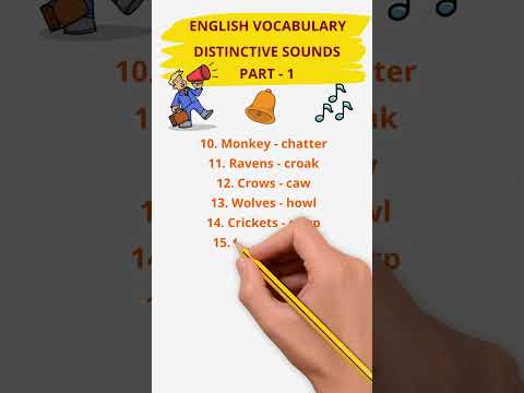 DISTINCTIVE SOUNDS - PART 1 | ENGLISH VOCABULARY | #shorts