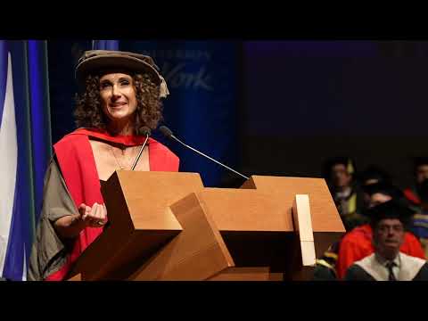 The speech of Ms. Melina Kanakaredes, Emmy-nominated actor, writer and director | Graduation 2024
