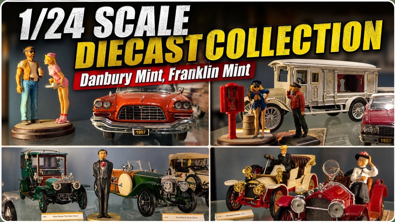INSANE 1/24 Scale Diecast Collection 🔥 Danbury Mint & Franklin Mint Classic Cars