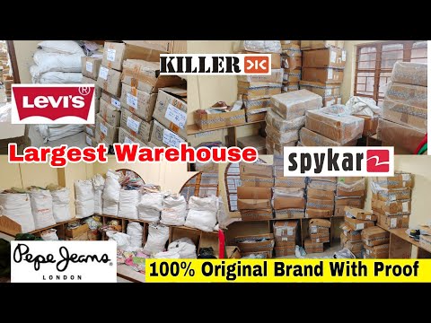 100% Branded Levi's, Killer, Spykar, Pepe jeans Wholesaler in Kolkata