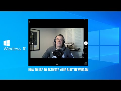 How to use your built in Webcam with Windows 10