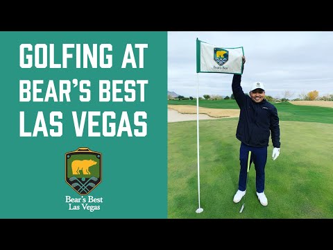Golfing at Bear's Best Las Vegas in Las Vegas, Nevada