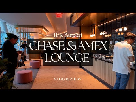 JFK Chase Sapphire Lounge + Centurion AMEX Speakeasy | VLOG REVIEW