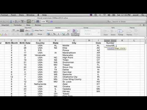 How to Count the Occurrences of a Number or Text in a Range in Excel : Using Excel