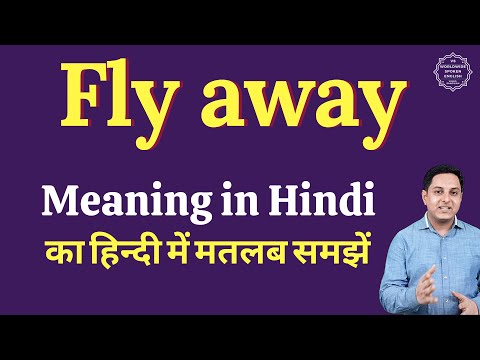 Fly away meaning in Hindi | Fly away ka matlab kya hota hai