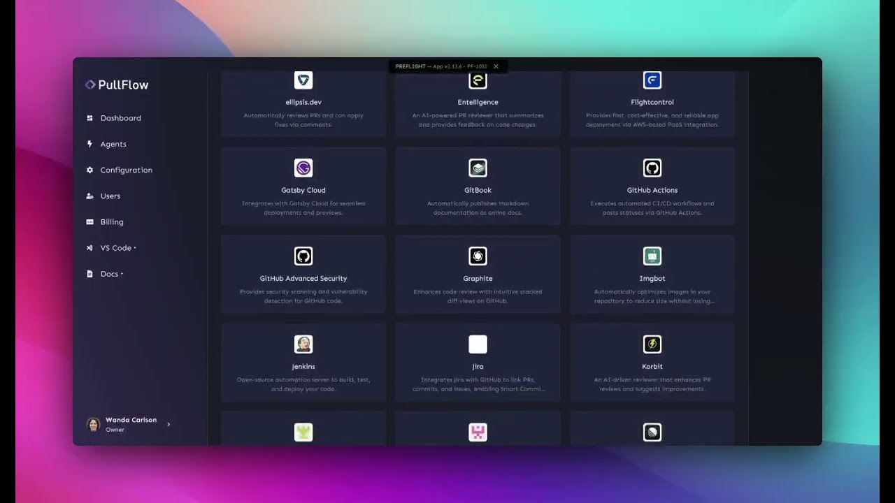 PullFlow Agent Experience
