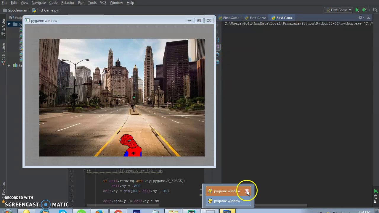 First Game made using Python