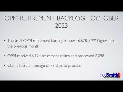 OPM Retirement Backlog | October 2023