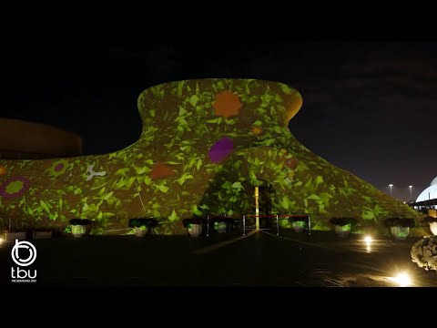 3D Mapping on Qatar Pavilion at EXPO 2023 Doha Qatar