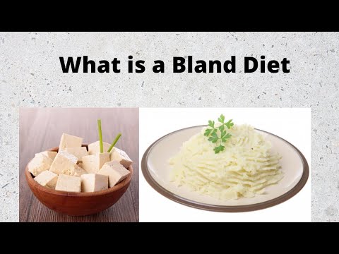 What is a Bland Diet