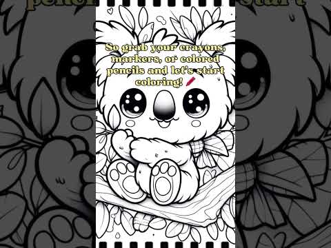 Cute Kawaii Animals Coloring Book: Perfect for Creative Play!
