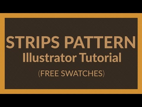 How to Create Striped Pattern Swatches — Illustrator Tutorial