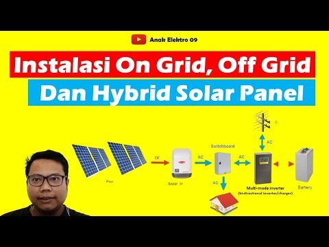 Perbedaan Instalasi On Grid, Off Grid dan Hybrid Pada Solar System