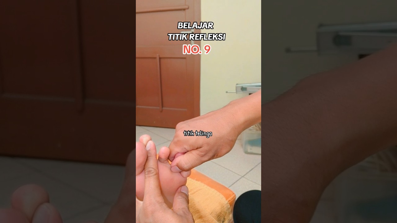 Belajar Titik Pijat Refleksi Kaki// No.9 #carapijat #massagetherapy #samasamabelajar  #pijatterapi
