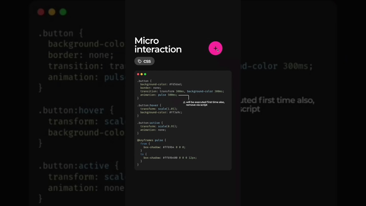 Micro interaction in css#sho#shortvideo #short #viral #trending #trendingshorts